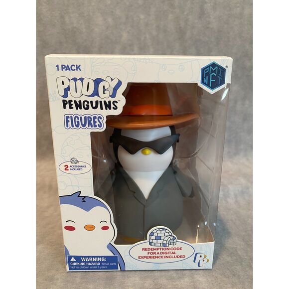 Pudgy Penguins | Toys | Pudgy Penguins Cowboy Carl Figure Adoption ...